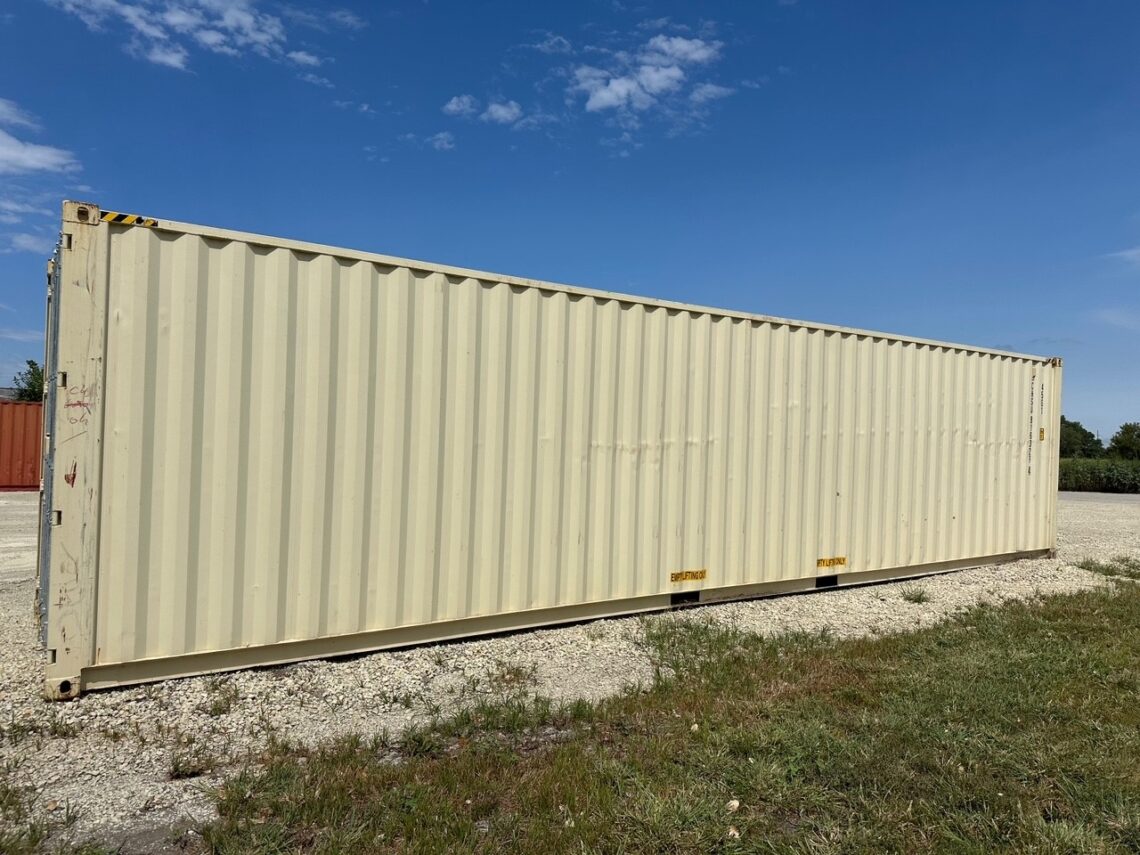 4024048HC w/ Lock Box, Fork Lift Pockets and New Floor | 40' High Cube ...
