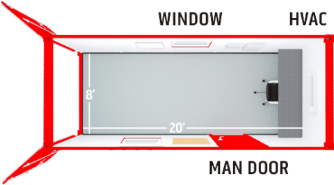 Portable Offices for Worksites | SiteBox Storage